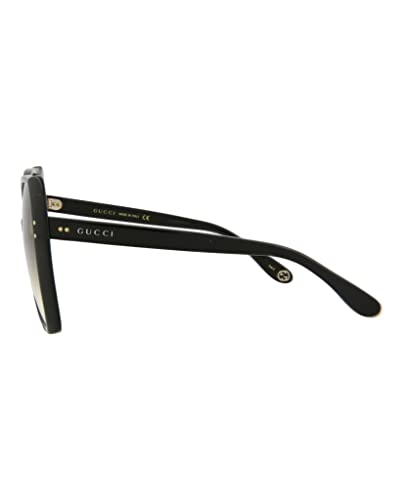 Gucci Womens Square Black Black Brown Sunglasses GG0471S-30006446-001