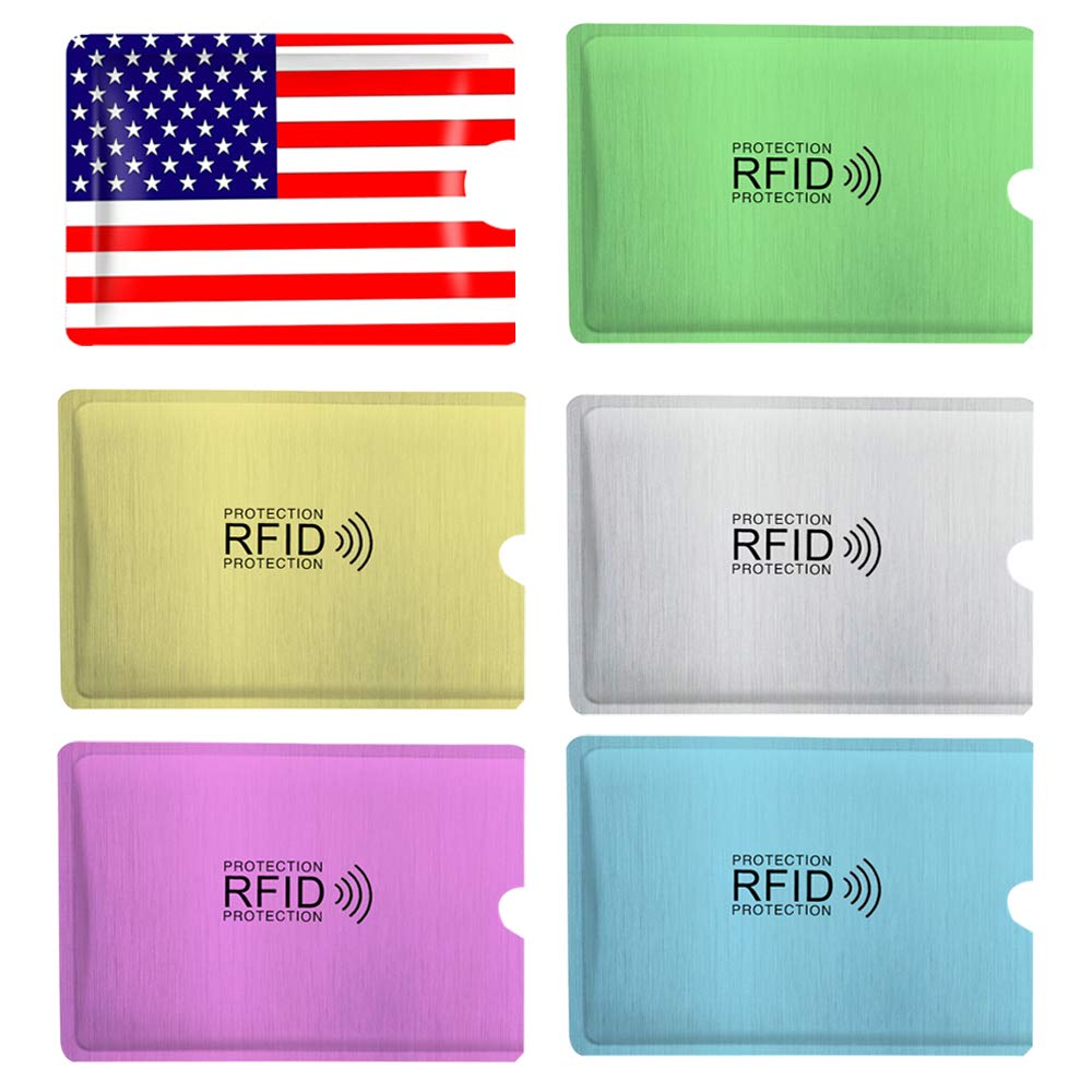Credit Card Sleeve, 14PCS RFID Sleeves Credit Card Protectors for Identity Theft Protection (Set of 12 Credit Card Protector Sleeves + 2 Passport Holders)