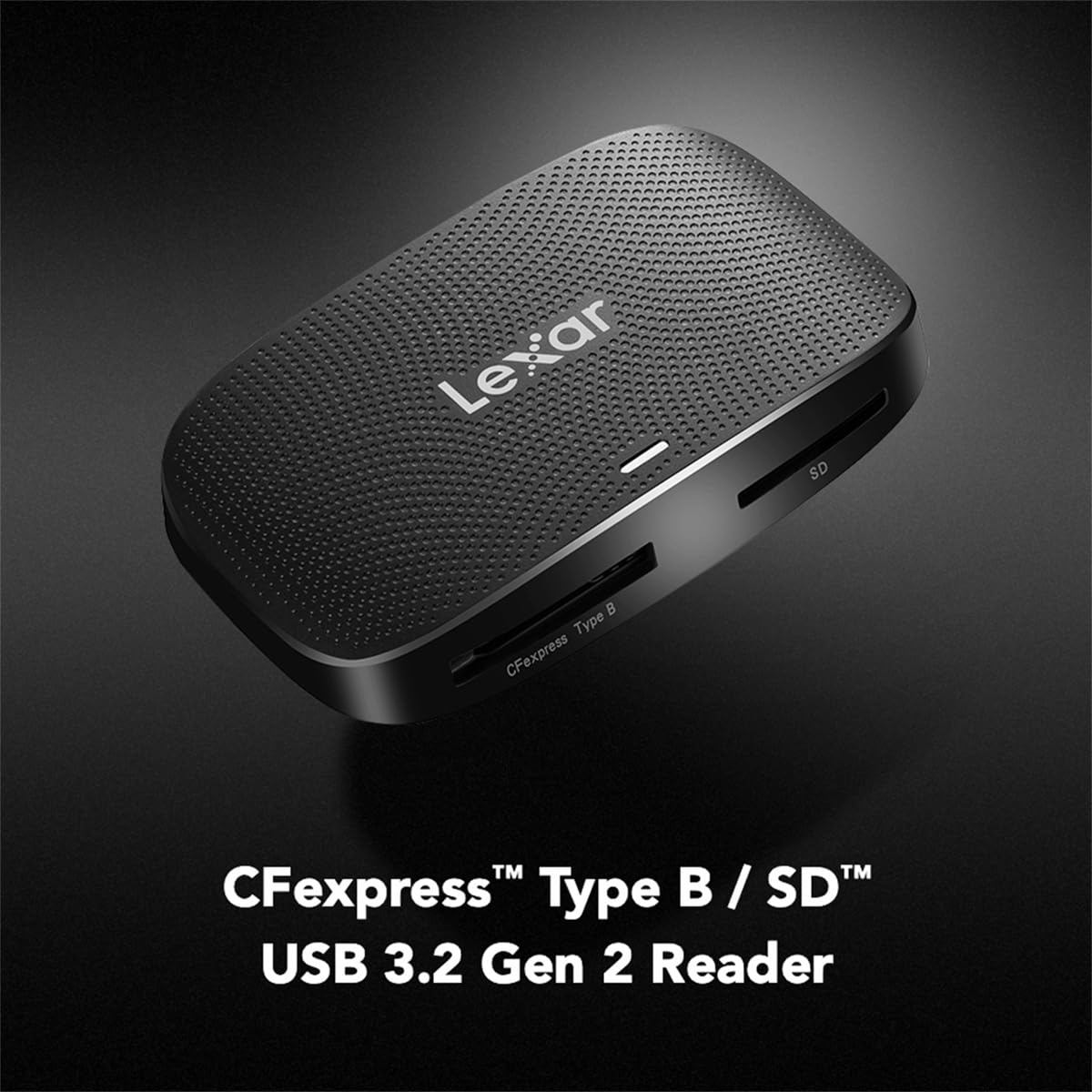 Lexar Professional CFexpress Type B / SD USB 3.2 Gen 2 Reader, Transfer Speeds Up To 10Gbps, Designed for CFexpress Type B and SD Cards (LRW520U-RNBNG)