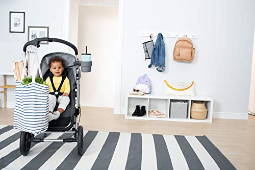 Skip Hop Universal Stroller Accessory Starter Set, Stroll & Connect, Grey