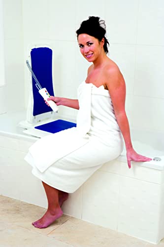 Drive DeVilbiss Healthcare Bellavita Lightweight Reclining Bath Lift with Blue Covers