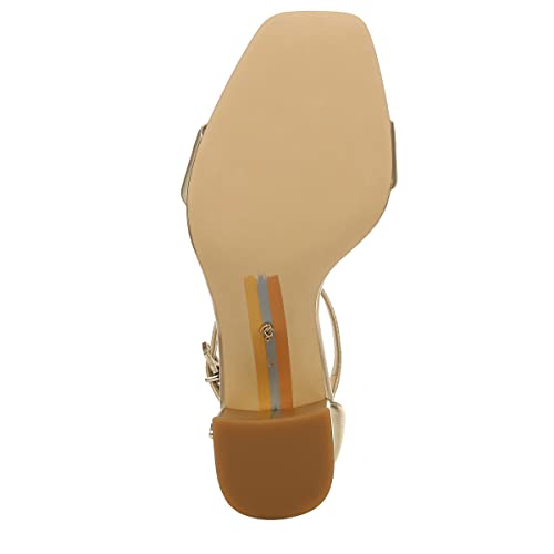 Sam Edelman Women's Daniella Sandal, Molten Gold Metallic Leather, 8 M US