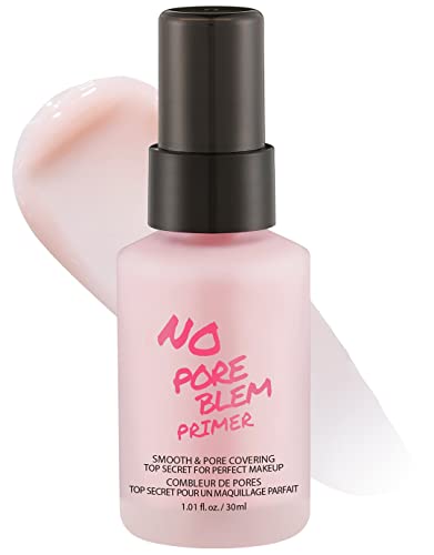 TOUCH IN SOL No Pore Blem Primer 1.01 fl.oz - Pore Minimizing, Sebum and Shine Control - Pore Filler Blurring Primer Before Makeup â Hydrates & Smooths Skin â With Collagen and Green Tea Extracts