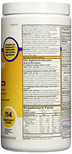 Equate Daily Fiber Multi-Benefit Fiber Powder, 114 Ct, 29 Oz