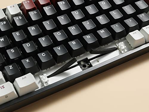 RK ROYAL KLUDGE RK84 RGB Limited Ed, 75% Triple Mode BT5.0/2.4G/USB-C Hot Swappable Mechanical Keyboard, 84 Keys Wireless Gaming Keyboard, RK Yellow Switch, Americano Black