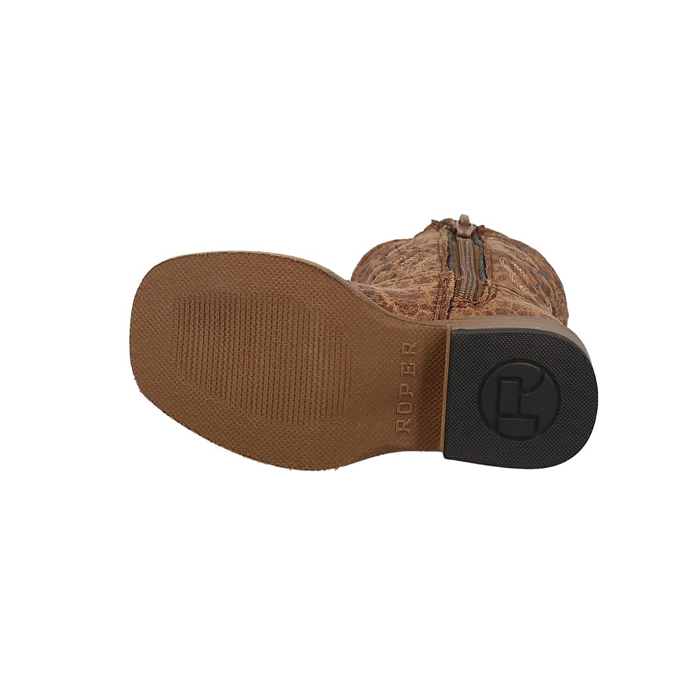 ROPER Toddler Boys Scout Square Toe Casual Boots Mid Calf - Brown - Size 6 M