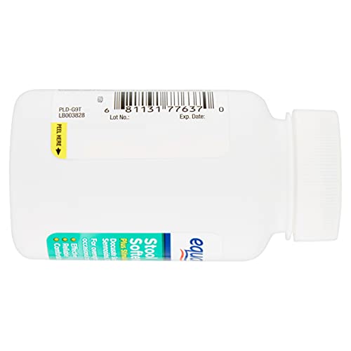 Equate Stool Softener with Stimulant Laxative, 120 Tablets 2 Bottle Bundle