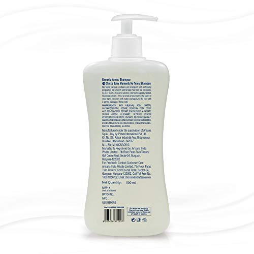 Chicco 500ml No-Tears Shampoo