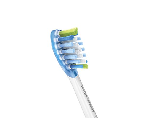Philips Sonicare Genuine C3 Premium Plaque Control Toothbrush Heads, 4 Brush Heads, White, HX9044/65