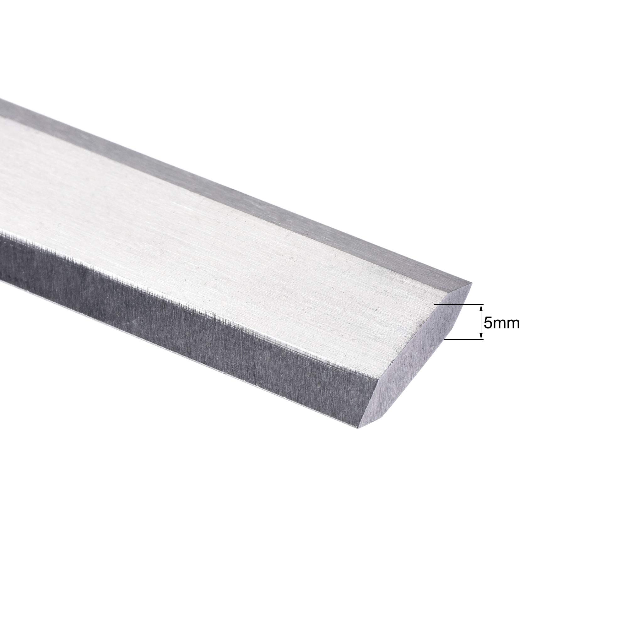 uxcell Precision Bevel Edge Machinist Square 4" x 2.5" (100x63mm) Engineer Woodworking Try Square Right Angle Ruler Solid Steel Square