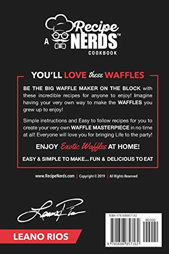 Cooking with the Mini Waffle Maker Machine: A Recipe Nerds Cookbook: For Individual Waffles, Paninis, Hash Browns, Pizza & Other Quick Dash on the Go Breakfast, Lunch, or Snacks
