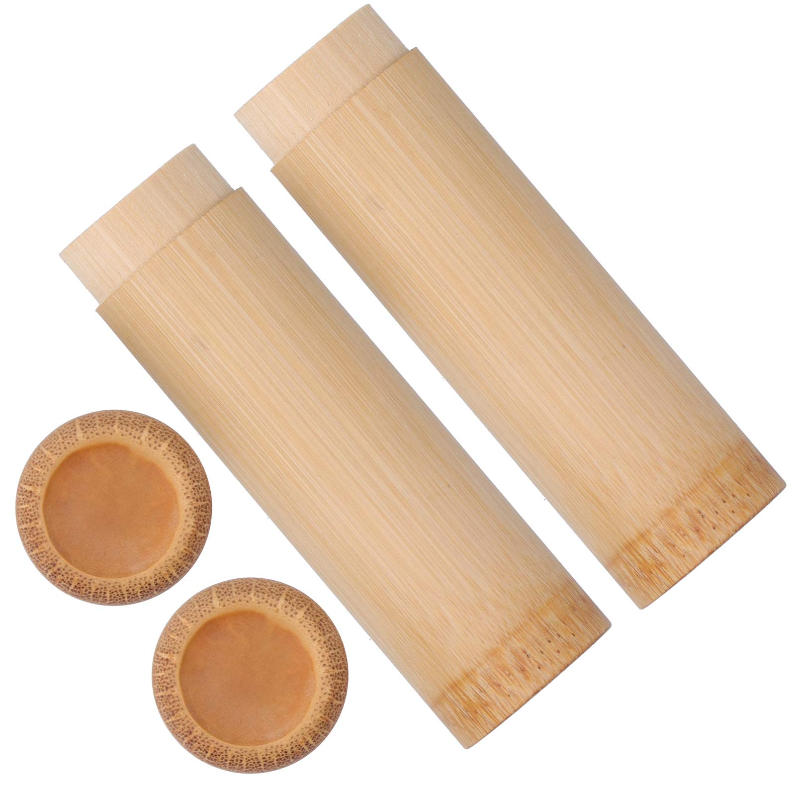 Restokki Food Jars Canisters, Smell Proof Containers, Weed Container, 2Pcs Tube Portable Tea Storage Cylinder Mini Round Spices Storage Jar