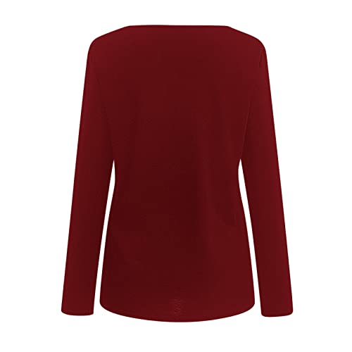 Shirts for Women Spring Fashion 2023 Womens Bodysuit Blouse Button Down One-Piece Long Sleeve Solid Office Work Shirt Casual Tops Wine