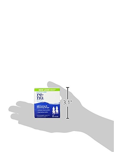 Bausch + Lomb ReNu MultiPlus Lubricating & Rewetting Drops, 0.27 Ounce Bottle Twinpack (Packaging May Vary)