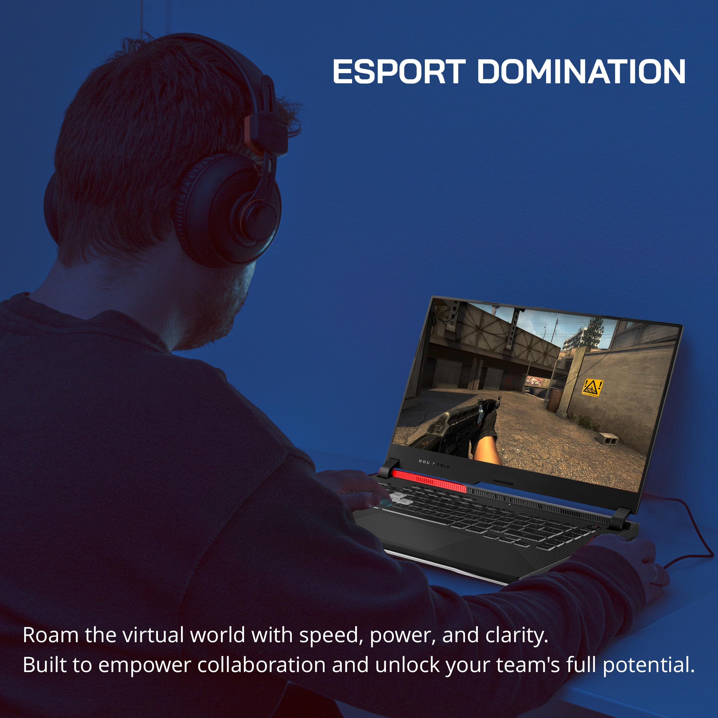 ASUS ROG Strix G15 Gaming Laptop, 15.6" QHD 165Hz Display, AMD Ryzen 9 5980HX, 64GB RAM, 4TB PCIe SSD, RGB Backlit Keyboard, Radeon RX 6800M, Win 10 Pro, Black, 128GB Hotface Extension Set