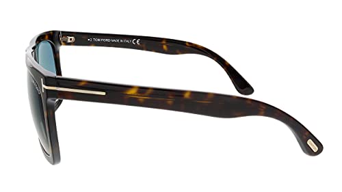 Tom Ford FT0513 Morgan Square Sunglasses, Dark Havana, 57-16-140