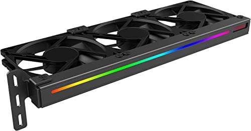 ASIAHORSE Graphic Card Cooler 3 x 92mm Fan with Led Frame,Support ASUS Aura SYNC/MSI Mystic Sync/ASROCK Aura RGB/GIGABYTE RGB Fusion (5V 3 Pin Addressable headers)