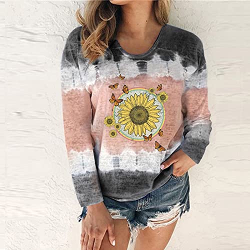 Womens Spring Tops for Jeans Top for Women V Neck Drape Ruched Front Long Sleeve Blouse Shirt Tops Black