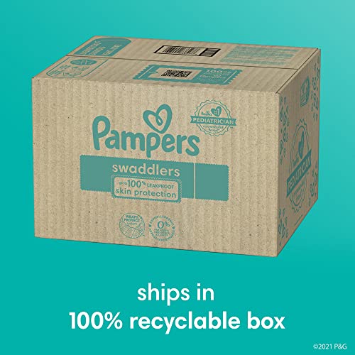 Diapers Size 3, 168 Count - Pampers Swaddlers Disposable Baby Diapers (Packaging & Prints May Vary)