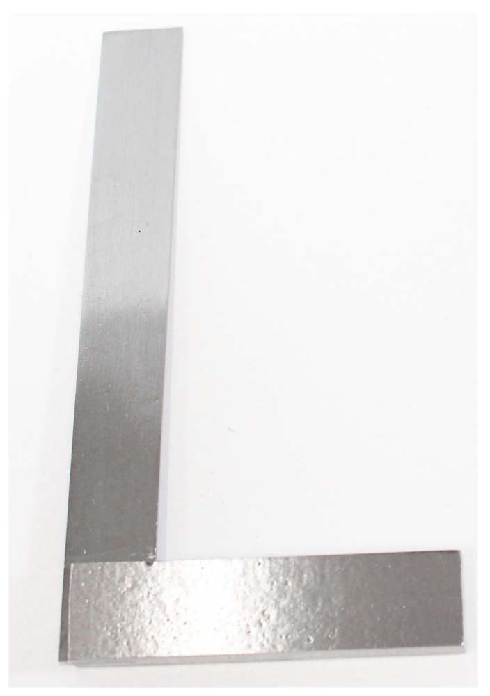 QUIX 6" x 3" Carbon Steel Machinist Try Square | Robust Construction | Precise 90° Angle Measurement | Ergonomic 1.4 cm Polished Handle | Lightweight & Versatile Tool