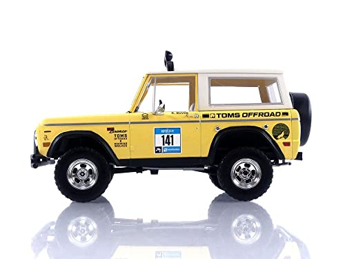 1969 Bronco #141 Rebelle Rally Toms Offroad x Roaming Wolves Artisan Collection 1/18 Diecast Model Car by Greenlight 19131