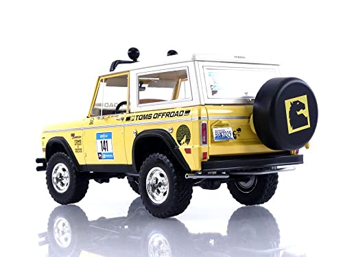 1969 Bronco #141 Rebelle Rally Toms Offroad x Roaming Wolves Artisan Collection 1/18 Diecast Model Car by Greenlight 19131