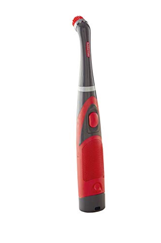 Rubbermaid Reveal Power Scrubber, Grout & Tile Bathroom Cleaner, & Power Scrubber with All-Purpose Grout Head, Gray, Ideal for Grout Lines, Corners, Bathroom, Kitchen Cleaning