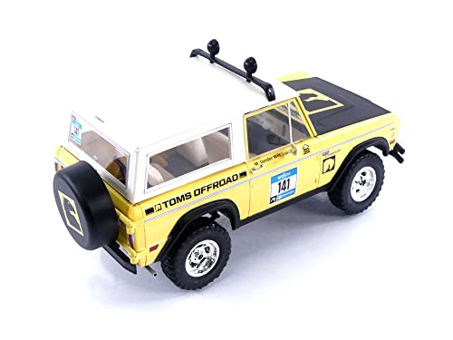 1969 Bronco #141 Rebelle Rally Toms Offroad x Roaming Wolves Artisan Collection 1/18 Diecast Model Car by Greenlight 19131