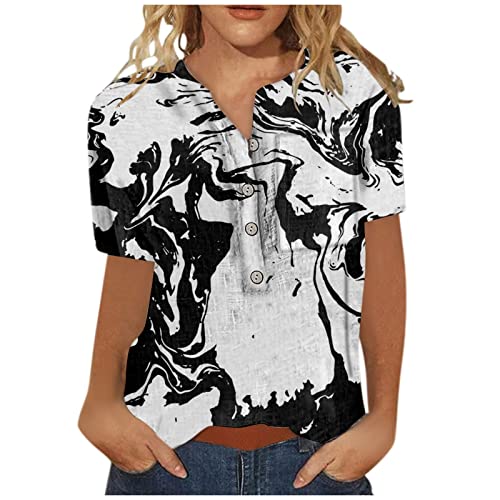 Women Blouse Tops V Neck Party Stylish T-Shirt Chiffon Summer Blouses Women,Women's Tops Casual to Wear with Leggings