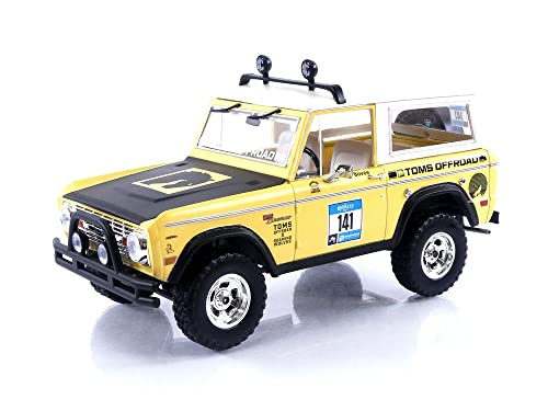 1969 Bronco #141 Rebelle Rally Toms Offroad x Roaming Wolves Artisan Collection 1/18 Diecast Model Car by Greenlight 19131