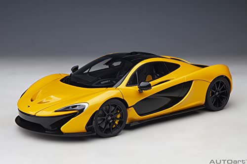 AUTOart McLaren P1 Volcano Yellow w/Yellow/Black Interior 1/18 Model Car 76067