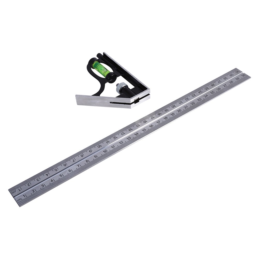 Combination Adjustable T Stainless Steel Multifunctional Combination Try Set Kit Right Angle Ruler GD