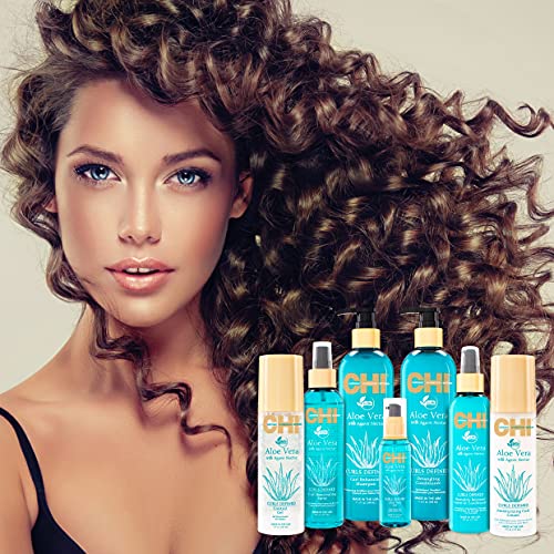 CHI Aloe Vera Curl Reactivating Spray, 95% Natural, Sulfate, Paraben and Gluten Free, 6 Fl Oz