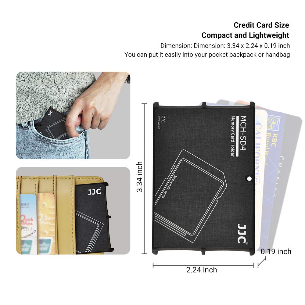 3IN1 SD Card Reader for iPhone+Credit Card Size SD Card Case
