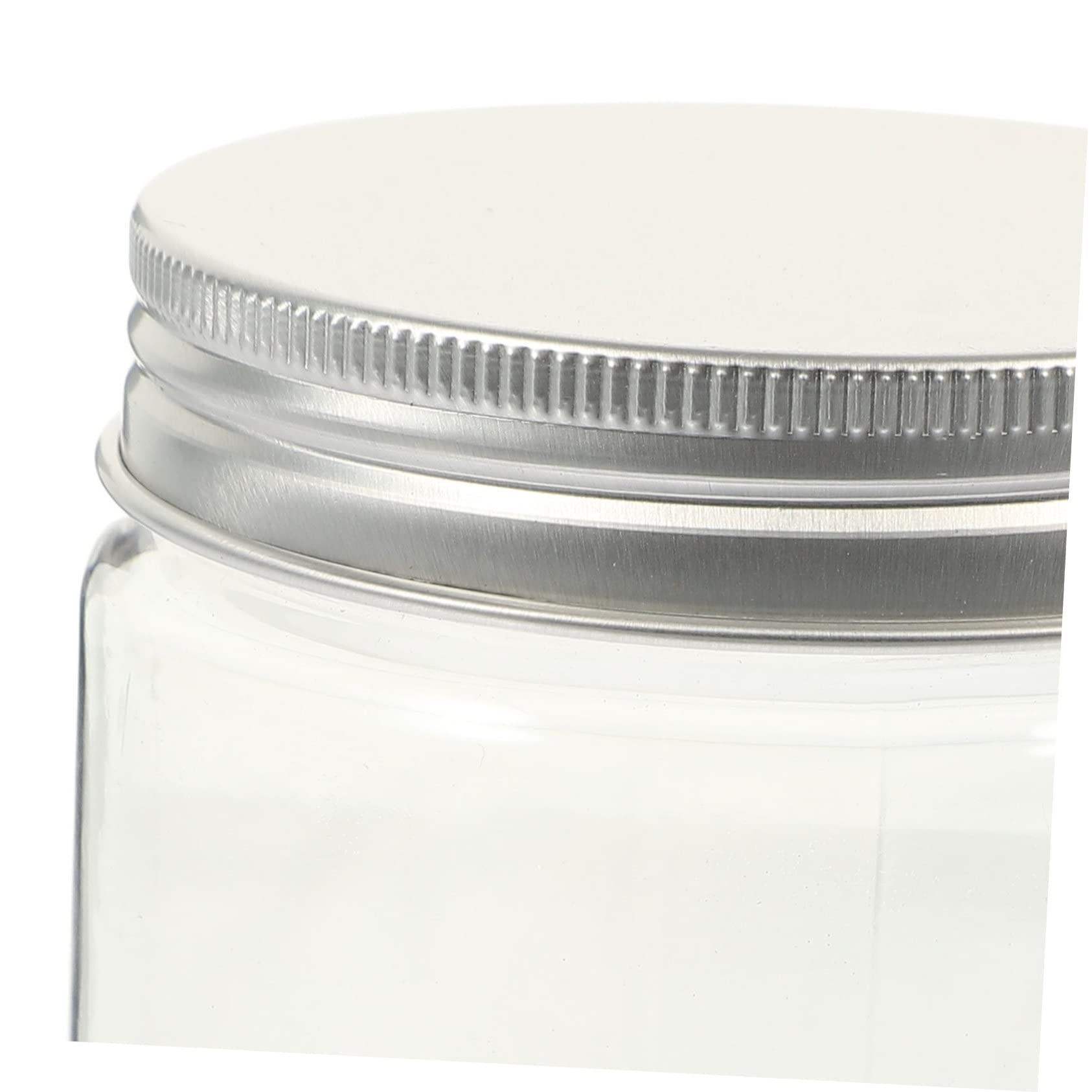 Hemoton 8 Pcs Kitchen Storage Jar Empty Condiment Containers Transparent Cereals Jar Empty Cylinder Jar Candy Canister Kitchen Pantry Jars Kitchen Nuts Storage Dry Nuts Sealing Jars