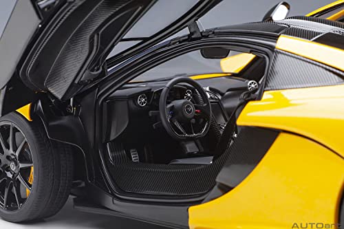 AUTOart McLaren P1 Volcano Yellow w/Yellow/Black Interior 1/18 Model Car 76067
