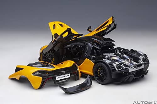 AUTOart McLaren P1 Volcano Yellow w/Yellow/Black Interior 1/18 Model Car 76067