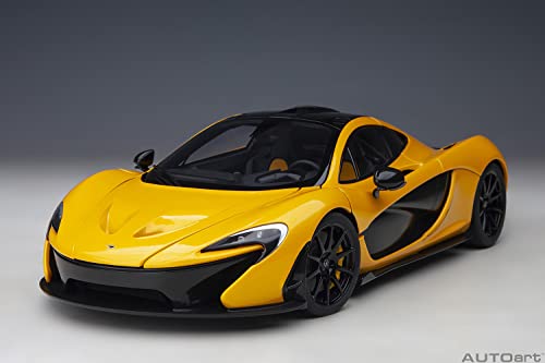 AUTOart McLaren P1 Volcano Yellow w/Yellow/Black Interior 1/18 Model Car 76067