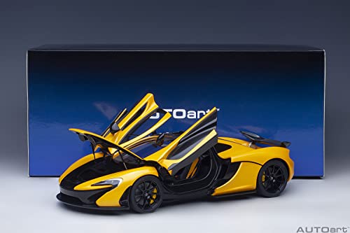 AUTOart McLaren P1 Volcano Yellow w/Yellow/Black Interior 1/18 Model Car 76067