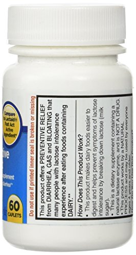 Equate Quick Action Dairy Digestive Supplement, 60ct