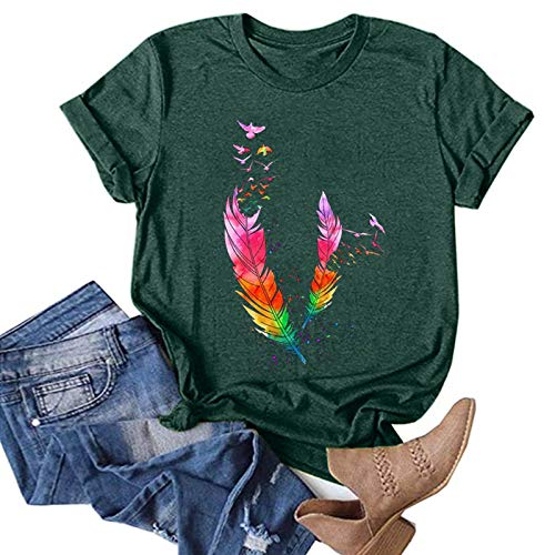 Women's Ruffle Short Sleeve Tie Up Back Crop Top Off Shoulder Bardot Blouse Flannel Shirts for Women Pink Purple