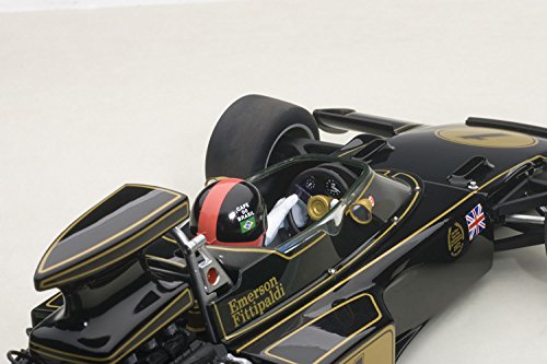 Autoart Lotus 72E 1973 Emerson Fittipaldi #1 with Driver Figure in Cockpit 1/18 Model Car