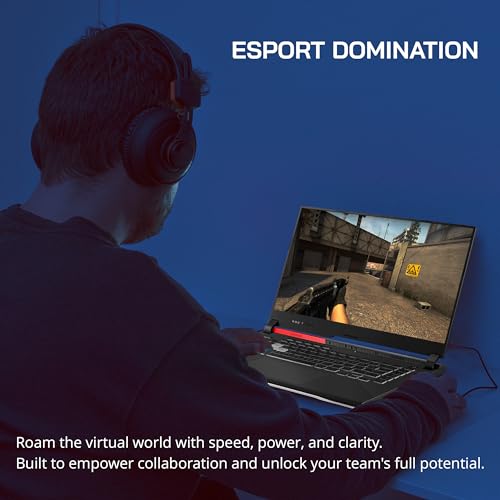ASUS ROG Strix G15 Gaming Laptop, 15.6" QHD 165Hz Display, AMD Ryzen 9 5980HX, 64GB RAM, 2TB PCIe SSD, RGB Backlit Keyboard, Radeon RX 6800M, Win 11 Pro, Black, 128GB Hotface Extension Set