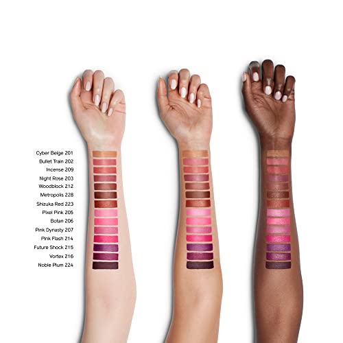 Shiseido VisionAiry Gel Lipstick, Night Rose 203 - Long-Lasting, Full Coverage Formula - Triple Gel Technology for High-Impact, Weightless Color