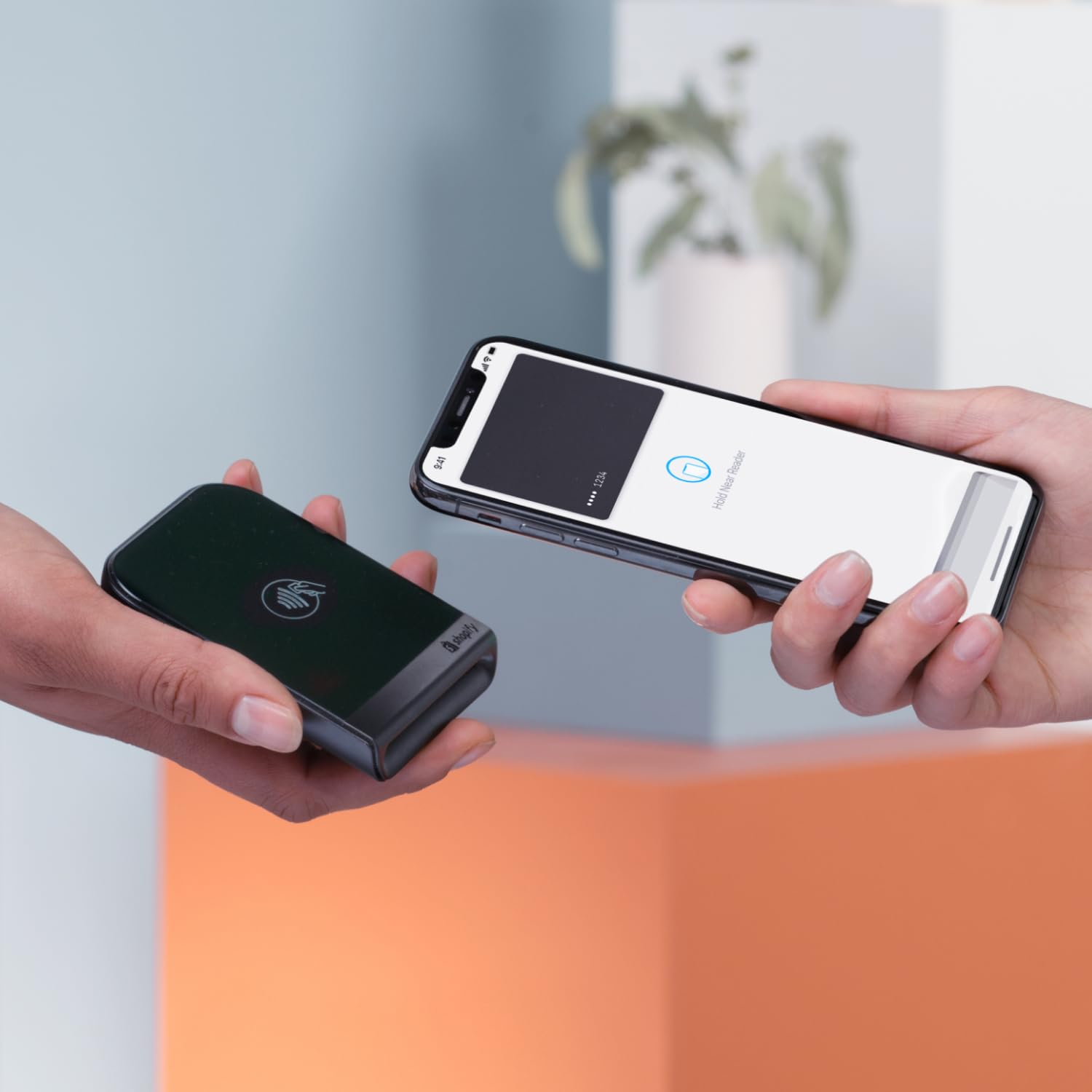 Shopify Tap & Chip Card Reader - POS Hardware for Retail, Small Business - Mobile Wireless Point of Sale Credit Card Reader Device for Contactless Payment