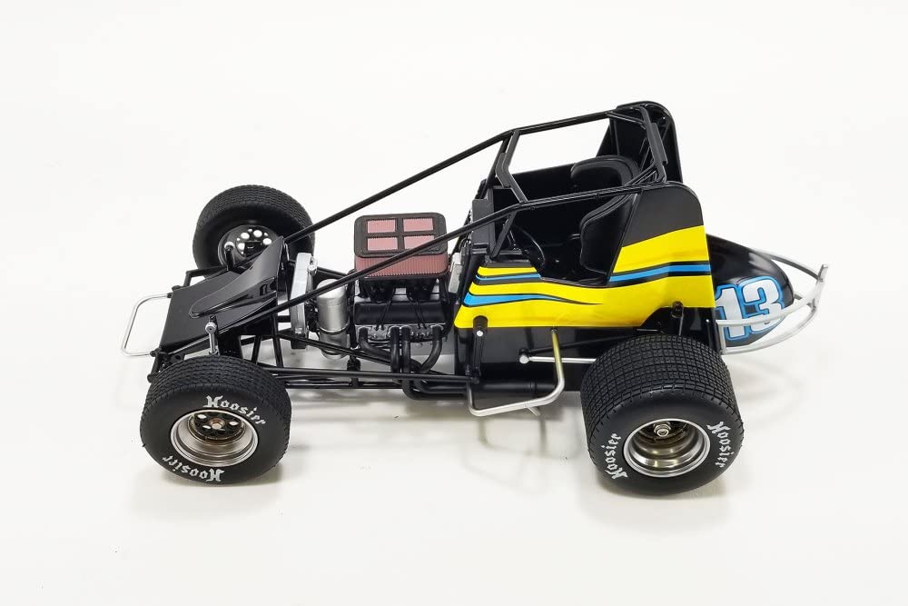 ModelToyCars 2022 Winged Sprint Car, #13 Justin Peck - Acme A1822007-1/18 Scale Diecast Car