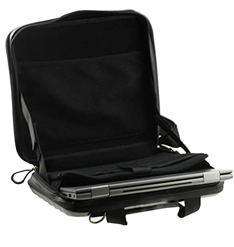 Navitech Grey Hardshell Messenger Bag Compatible With Asus Zenbook 14X - 14" OLED Space Edition (UX5401)