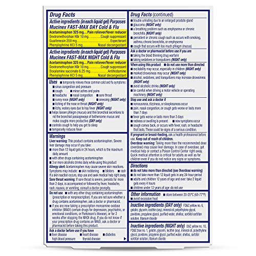 Mucinex Sinus Max Severe Congestion & Pain, 8 Count (Pack Of 24)