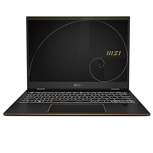 MSI Summit E13 Flip Evo 13.4" FHD+ 120hz Touch 2 in 1 Business Laptop: Intel Core i5-1240P Iris Xe 16GB LPDDR5 512GB NVMe SSD, 360-Degree Flip, Thunderbolt 4, MSI Pen, Win 11 Pro: Ink Black A12MT-003