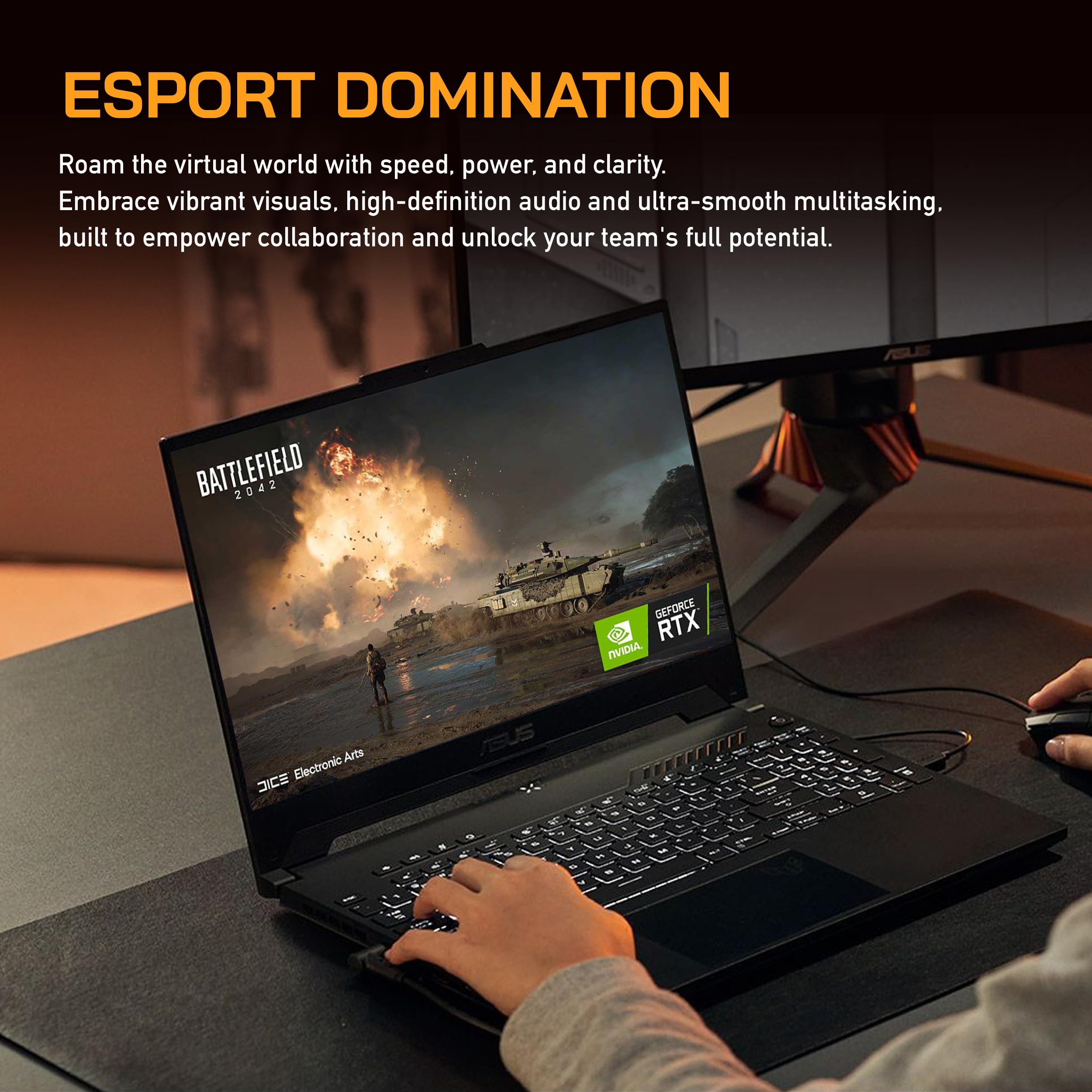 ASUS TUF Dash 15.6" 144Hz Gaming Laptop, Intel 12th Core i7-12650H, 40GB DDR5 RAM, 2TB PCIe SSD, NVIDIA GeForce RTX 3070 Graphics 8GB, Backlit Keyboard, Windows 11, Black, 32GB Hotface USB Card